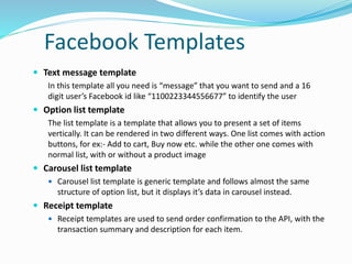 Facebook Messenger Platform Framework | PPTX
