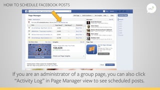 Facebook: Content & Posting | PDF | Social Networking | Internet