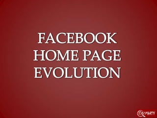 Facebook Home Page Evolution | PPTX
