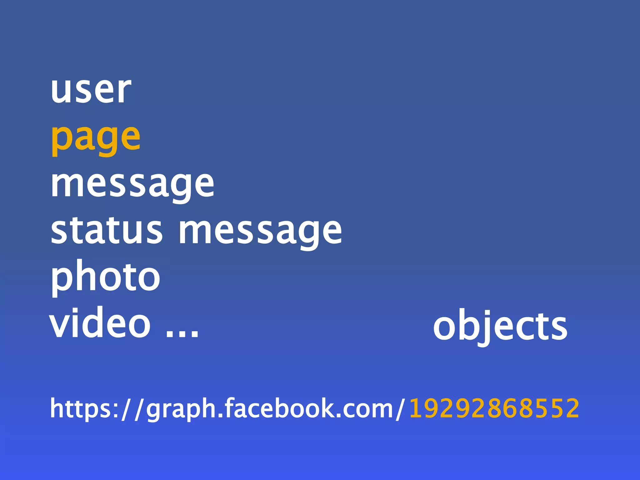 Facebook graph api | PPT