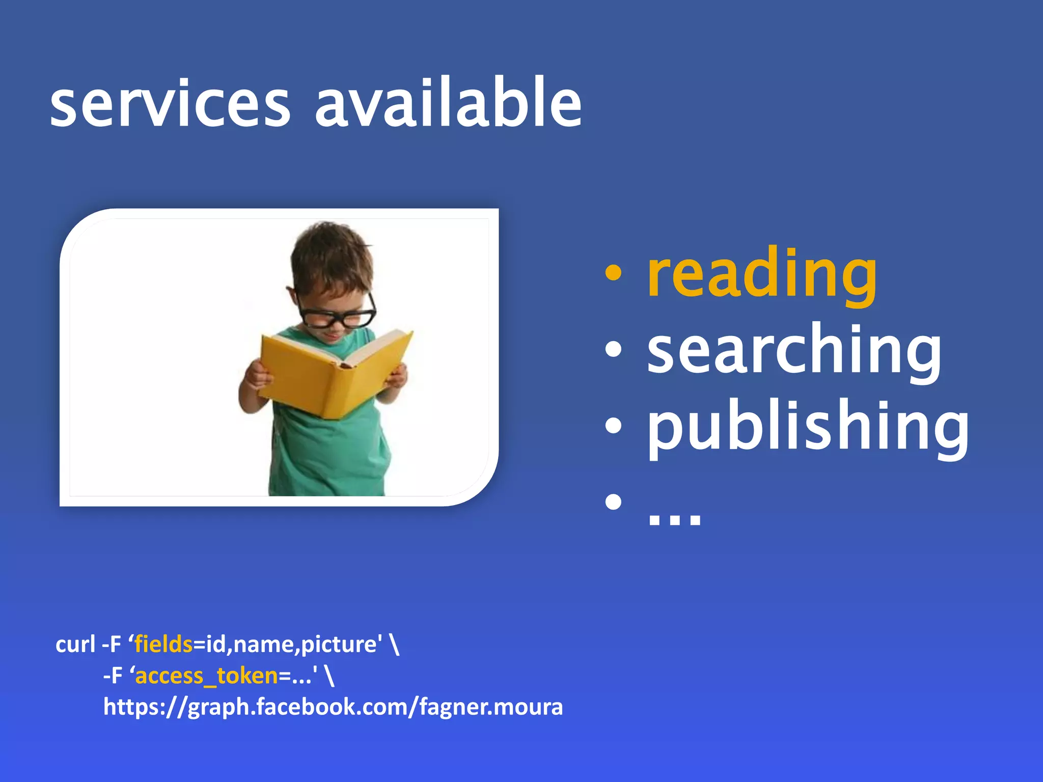 Facebook graph api | PPT