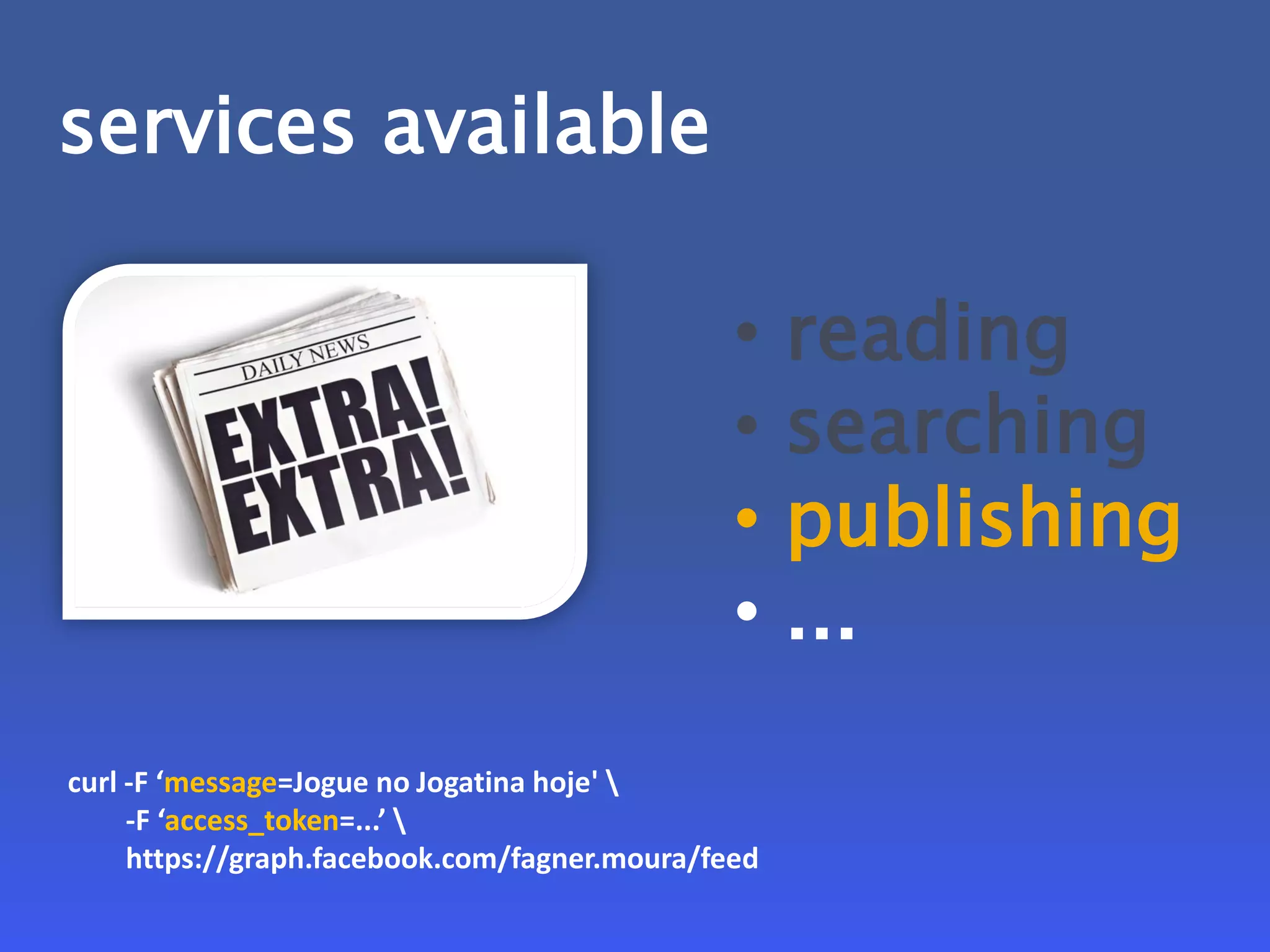 Facebook graph api | PDF