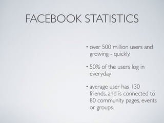 Facebook intro course | PDF