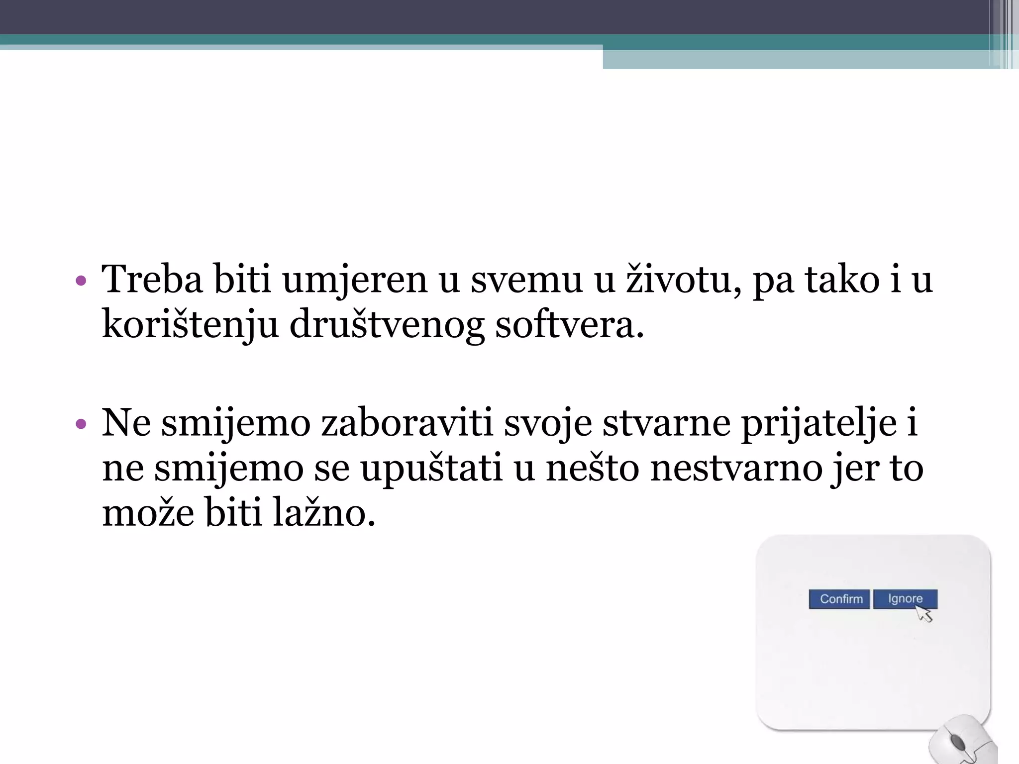 Facebook LošE Strane | PPT