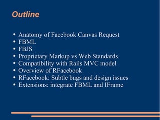 Facebook on Rails | PPT