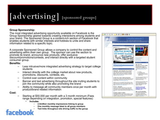 Facebook Overview 102505 | PPT