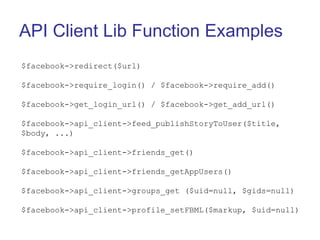 Facebook Platform - Tech | PPT