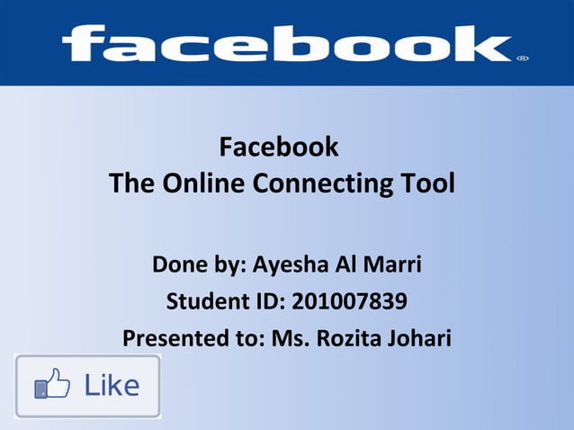 Facebook ppt phase 3 | PPT | Social Networking | Internet