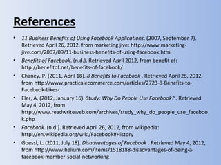 Facebook ppt phase 3 | PPT