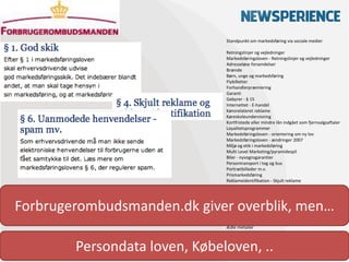Facebook regler og lovgivning - DEL 4 i serien om Facebook sider og kampagner | PPT
