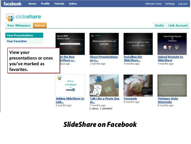 Slideshare app for facebook - ngnet
