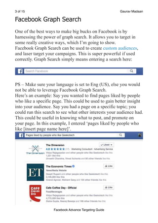 Facebook targeting-guide | PDF