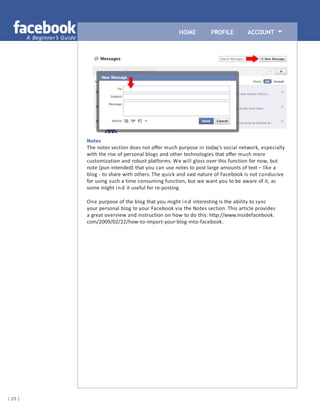 Facebook Tutorial For Beginner's | PPTX