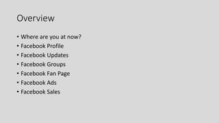 Facebook 101 | PPT