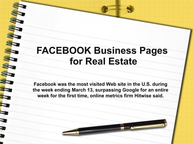 Facebook Business Page 101 | PPT | Social Networking | Internet