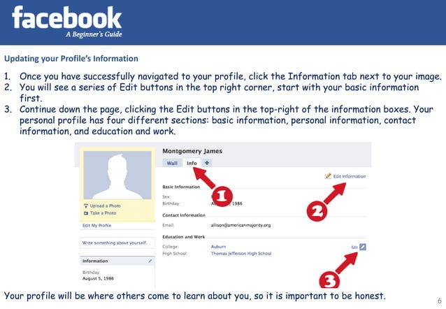 Facebook a Beginner's Guide | PPT