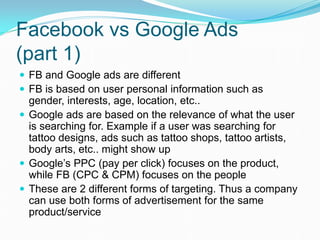 Facebook ads by Steven Duong | PDF | Internet | Computing
