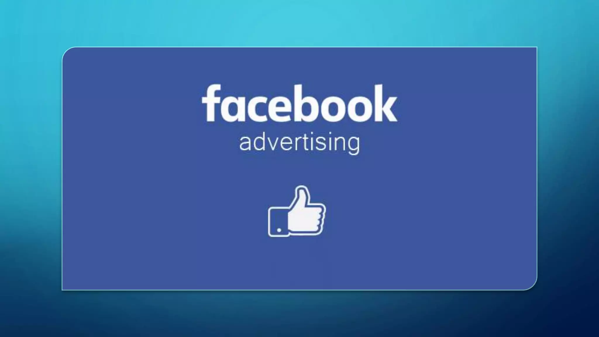 Facebook Advertisement Definition | PPTX