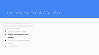Facebook algorithm | PPT