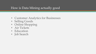 Facebook and Data Mining | PPT