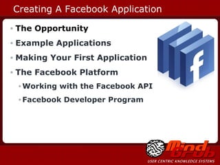 Creating a Facebook App