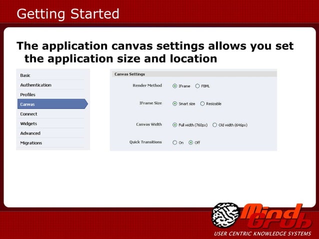 Creating a Facebook App