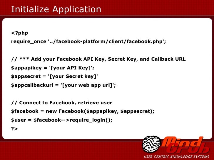 Creating a Facebook App