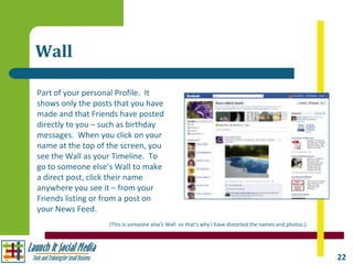 Social Media Basics - Facebook Definitions | PPT