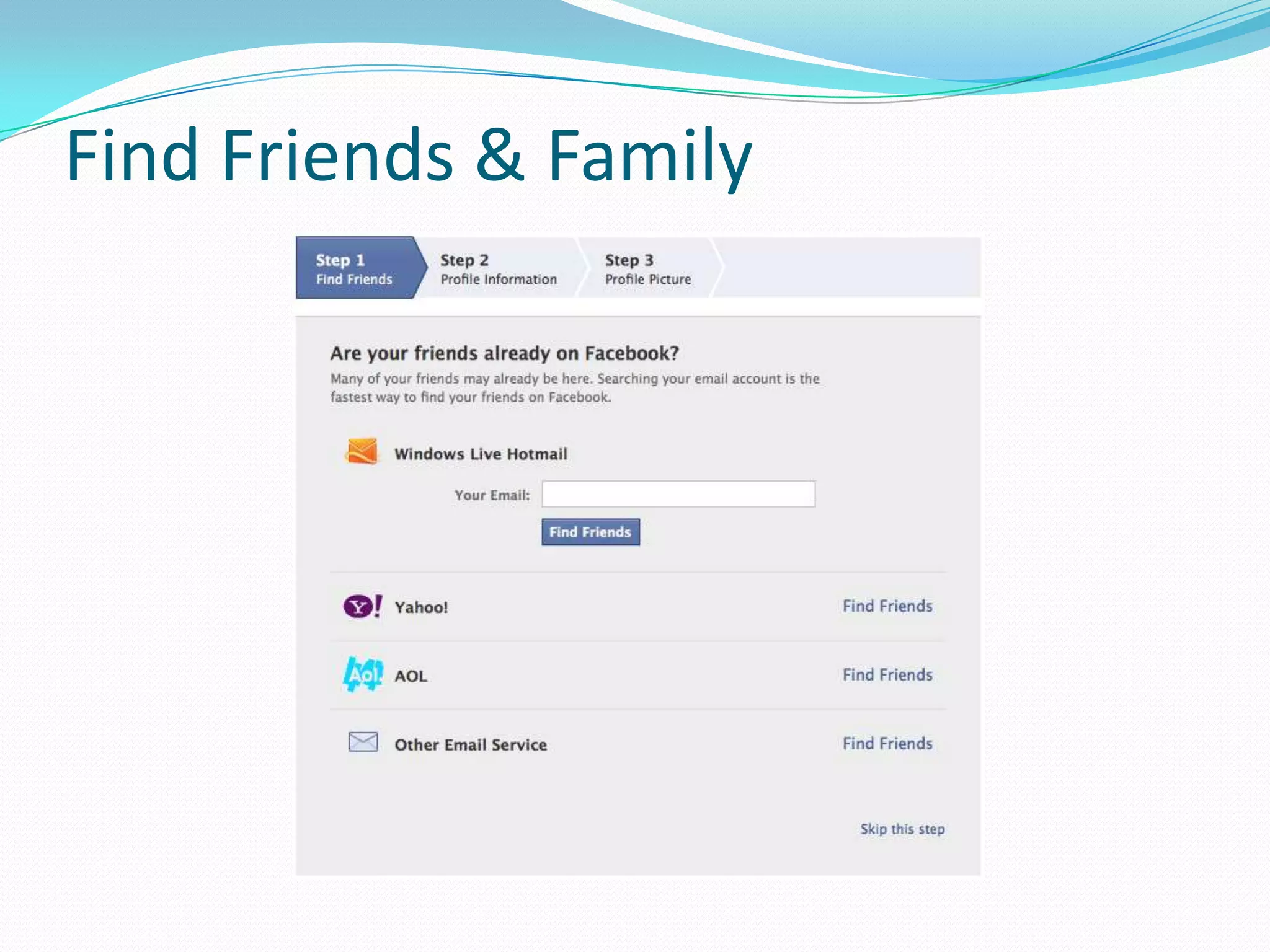 Facebook basics powerpoint | PPT