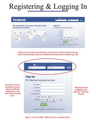 Facebook beginners handout | PDF