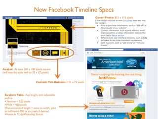 Facebook Timeline Examples | PPT