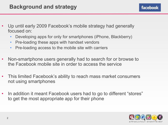Facebook case study app it! | PPT