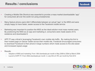 Facebook case study app it! | PPT