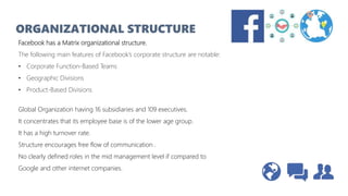 Facebook Case Study- Presentation- Organizational Structure and design ...