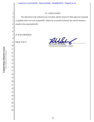 Facebook class action_agreement | PDF