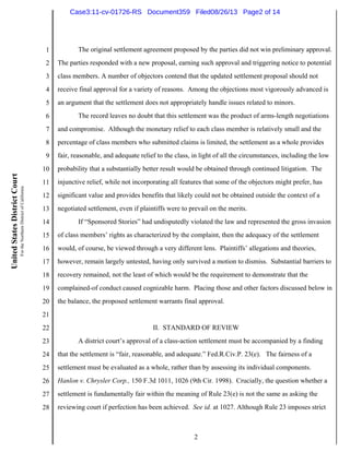 Facebook class action_agreement | PDF
