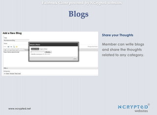 Facebookclone nct | PPT