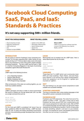 PUBLISHED: Facebook Cloud Computing | PDF