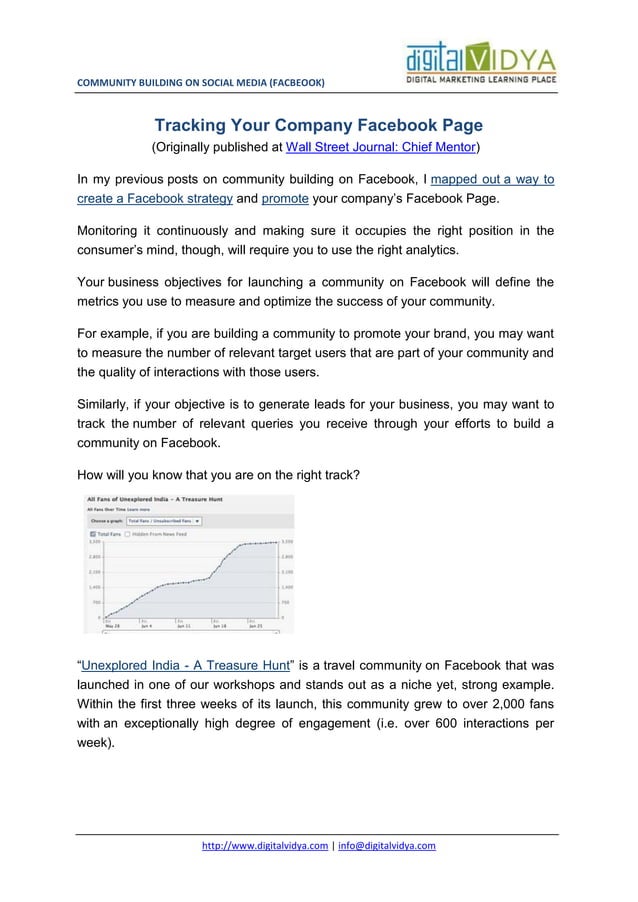 Facebook Community Building Guide | PDF