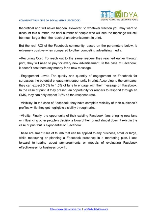 Facebook Community Building Guide | PDF