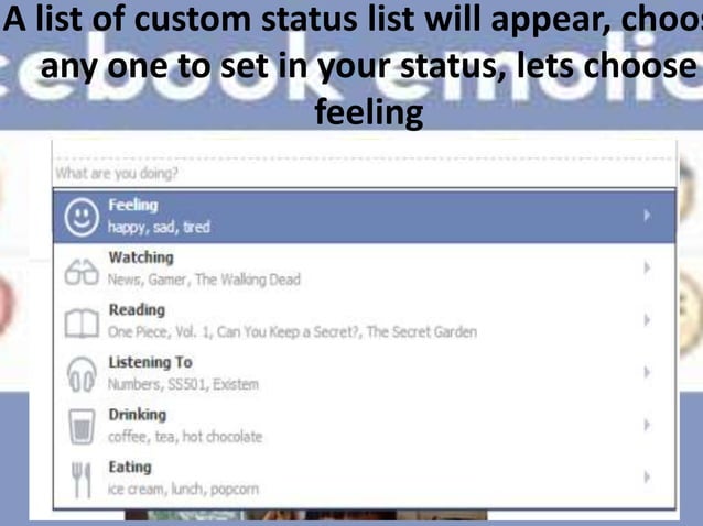 Facebook custom Emoticons | PPTX | Technology & Computing