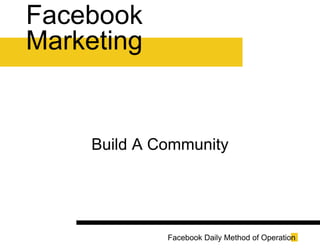 Facebook daily method of operation | PPTX