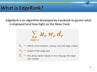 Facebook Edge Rank | PPT