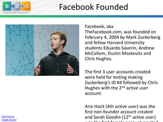The History of Facebook: 10 Year Anniversary | PPTX