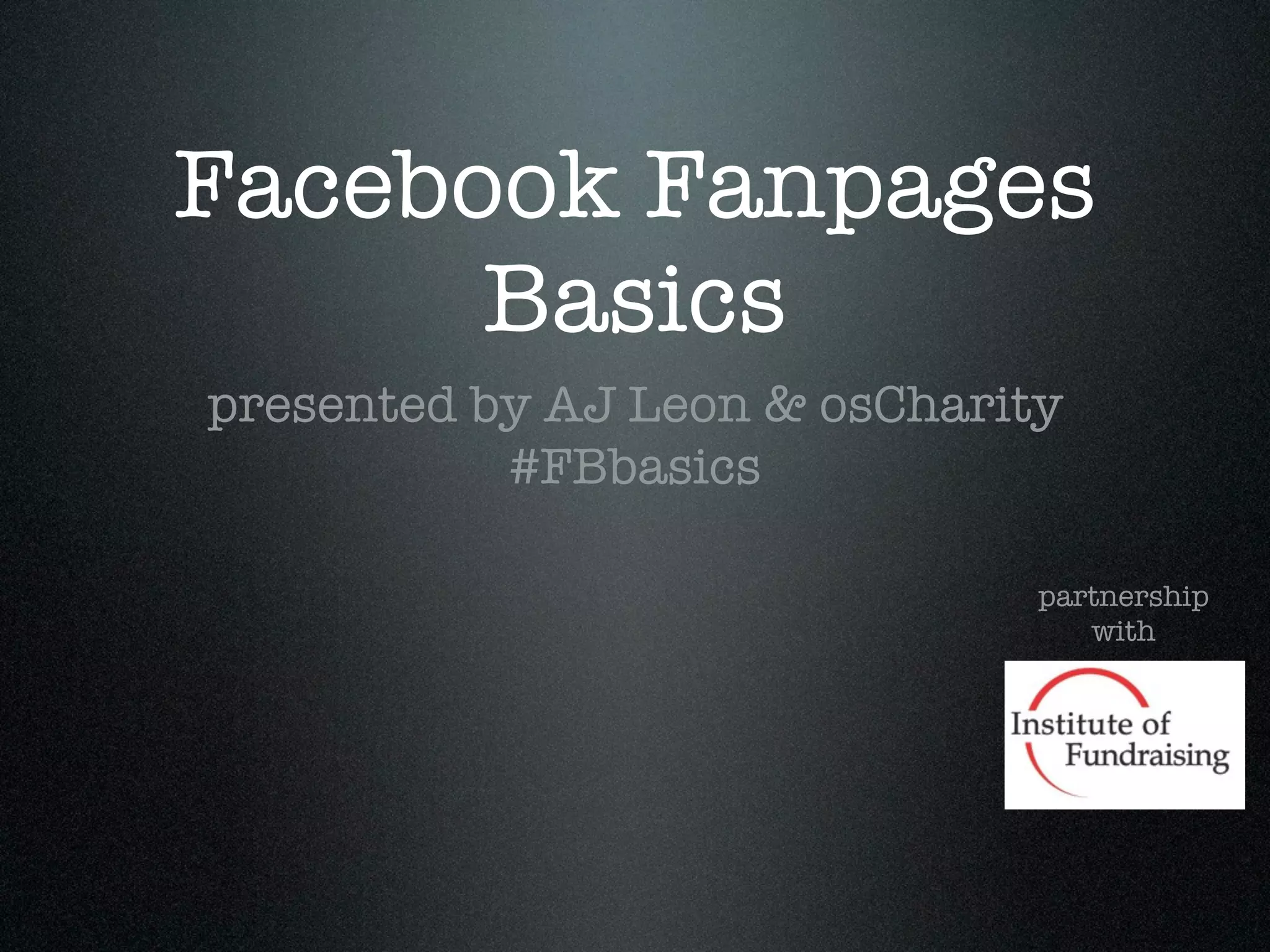 Facebook Fan Page Basics | KEY | Social Networking | Internet