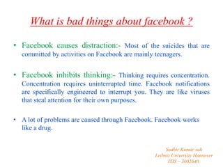 Facebook features | PPT