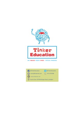 Tinker Education Kids STEM Classes 2017 Term 3 | PDF