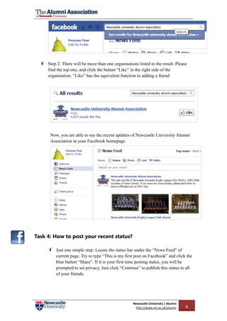 How to use Facebook | PDF