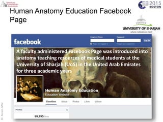 Facebook in anatomy education why and how | PPT