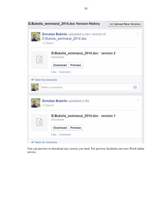Facebook in education | PDF